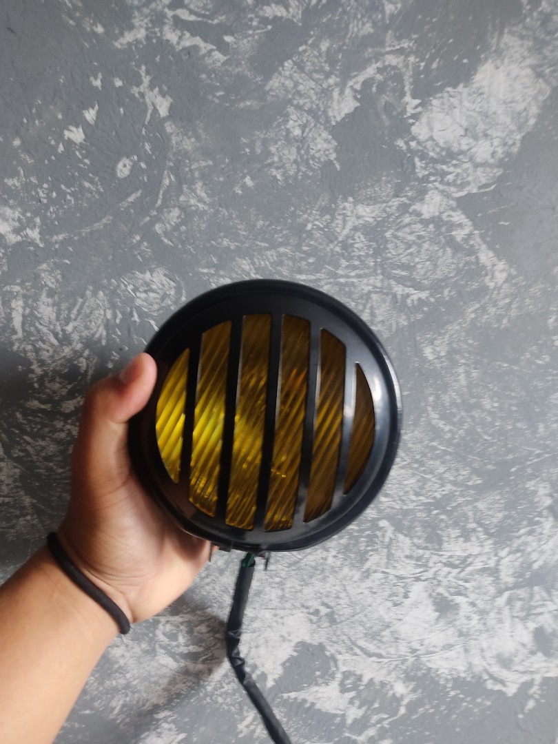 HEADLIGHT CAFE RACER GRILL 4.5 INCH, Motorbikes on Carousell