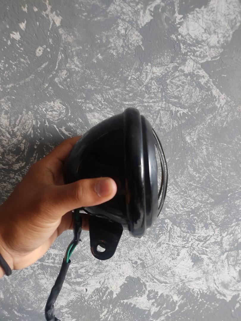 HEADLIGHT CAFE RACER GRILL 4.5 INCH, Motorbikes on Carousell