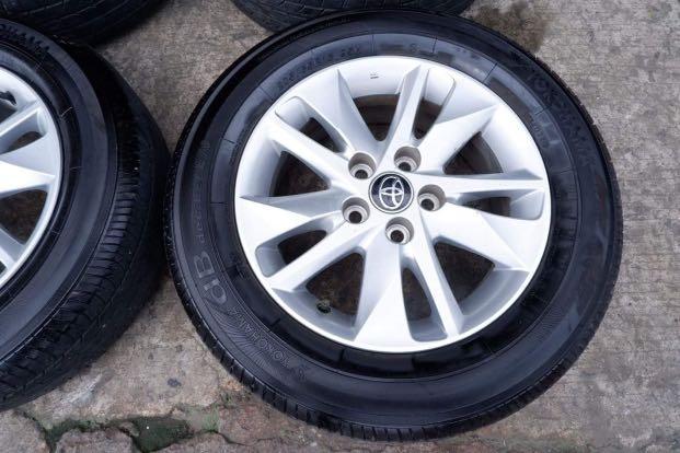 Innova stock mags and tires, Car Parts & Accessories, Mags and Tires on ...