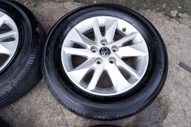 Innova stock mags and tires, Car Parts & Accessories, Mags and Tires on ...