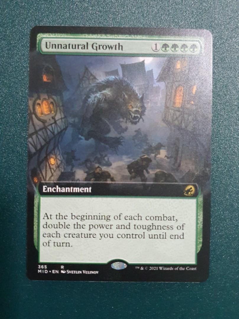 Magic The Gathering - Unnatural Growth (EA) (MID) MTG, Hobbies & Toys ...