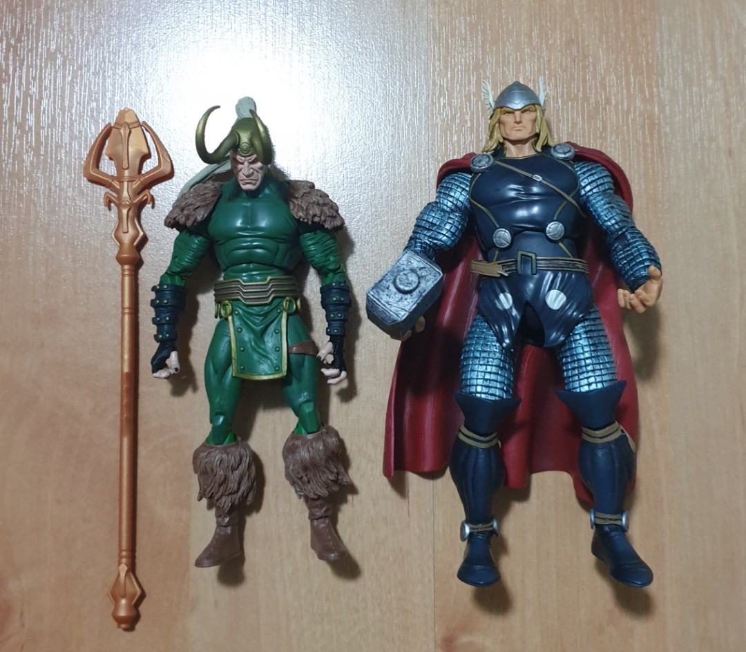 Hasbro Marvel Legends 6 Inch - Odin Asgardians Brothers Thor & Loki ...