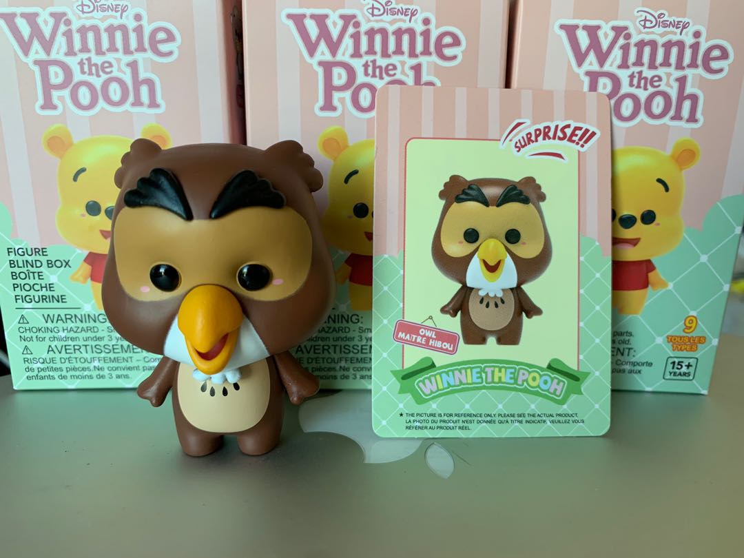 Miniso Pooh Collection - Owl, Hobbies & Toys, Toys & Games on Carousell
