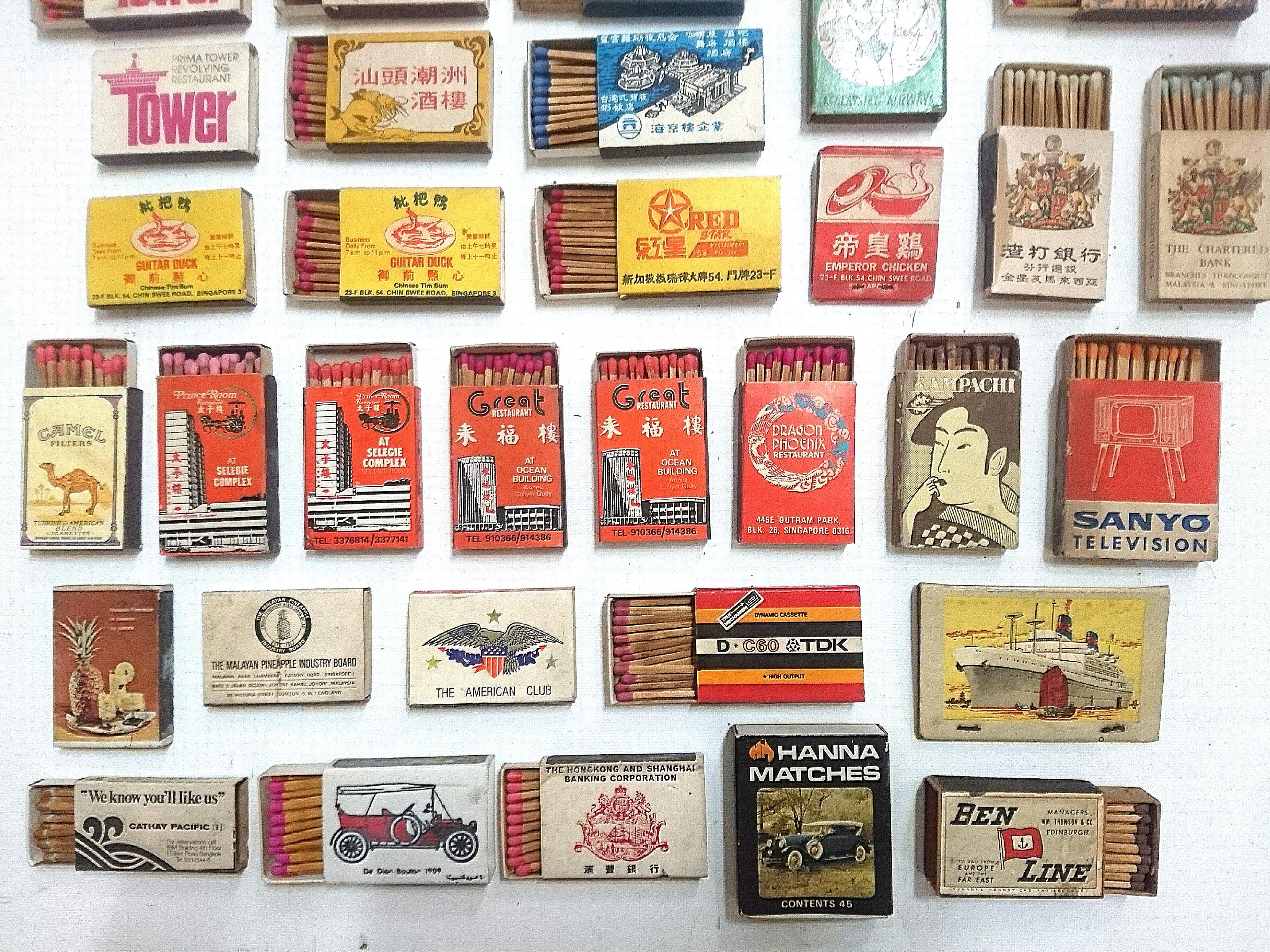 MINT CONDITION Vintage match boxes with matchsticks, Hobbies & Toys ...