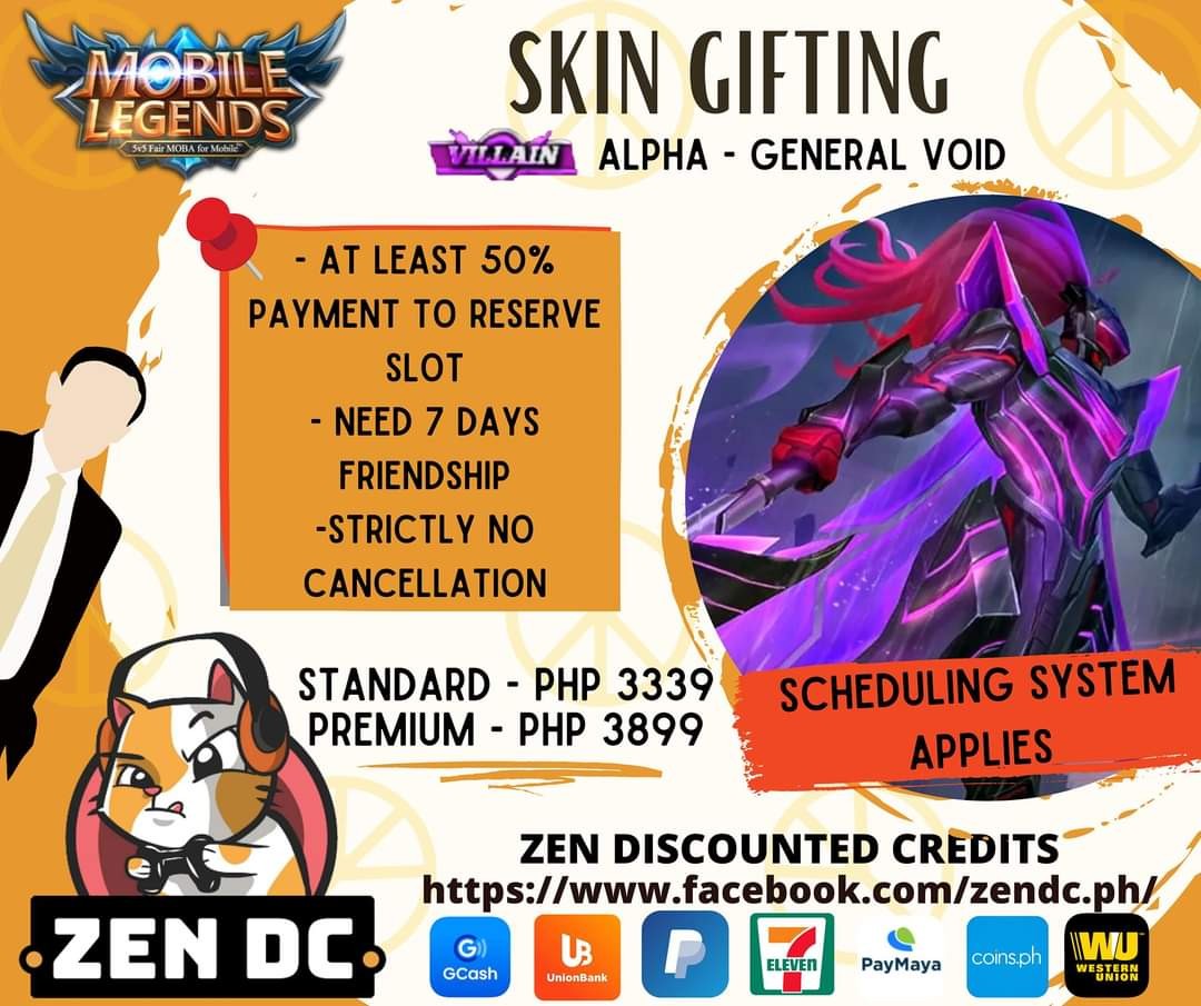 Mobile Legends Alpha General Void Skin, Video Gaming, Video Games ...