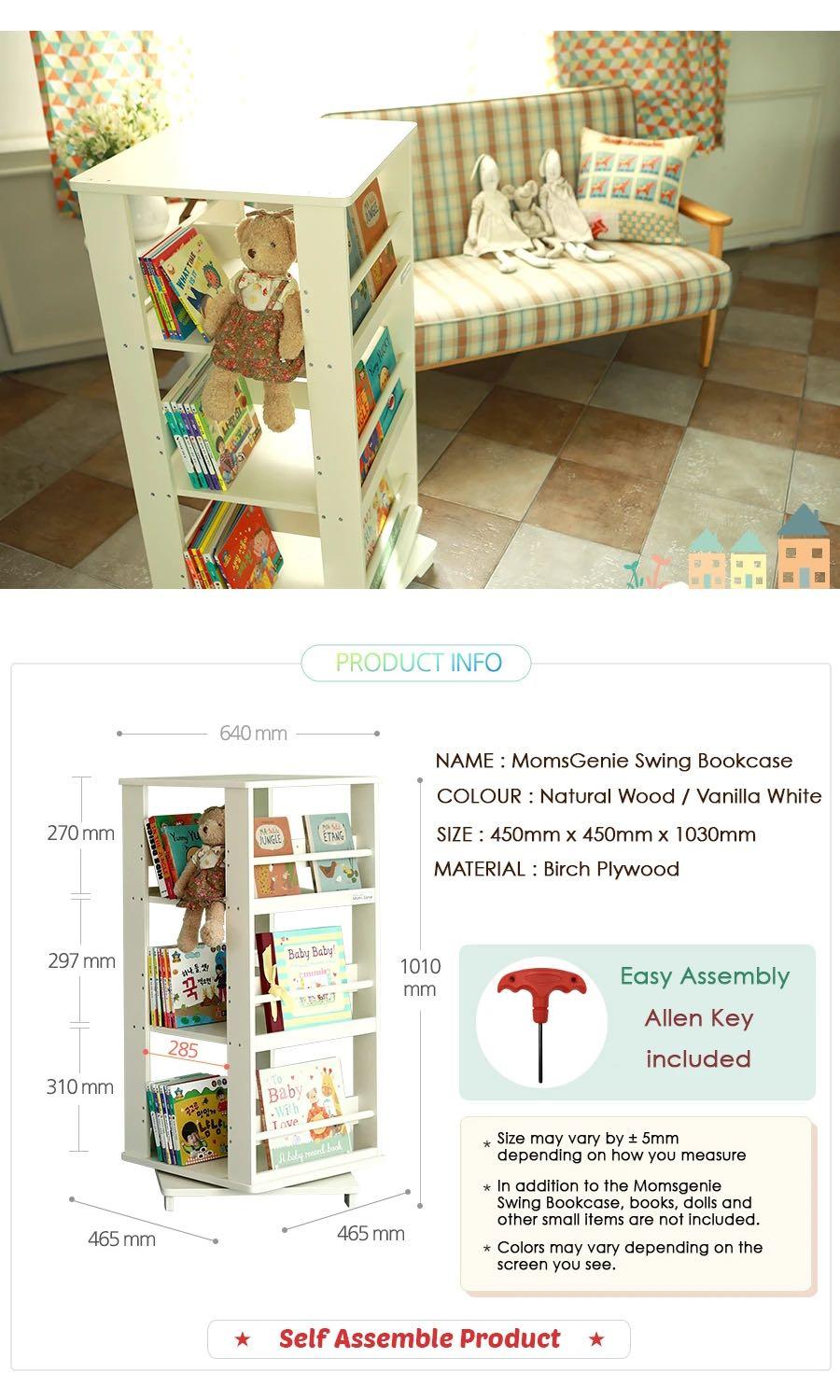 Mom Genie Children Bookcase, Babies & Kids, Baby Nursery & Kids ...