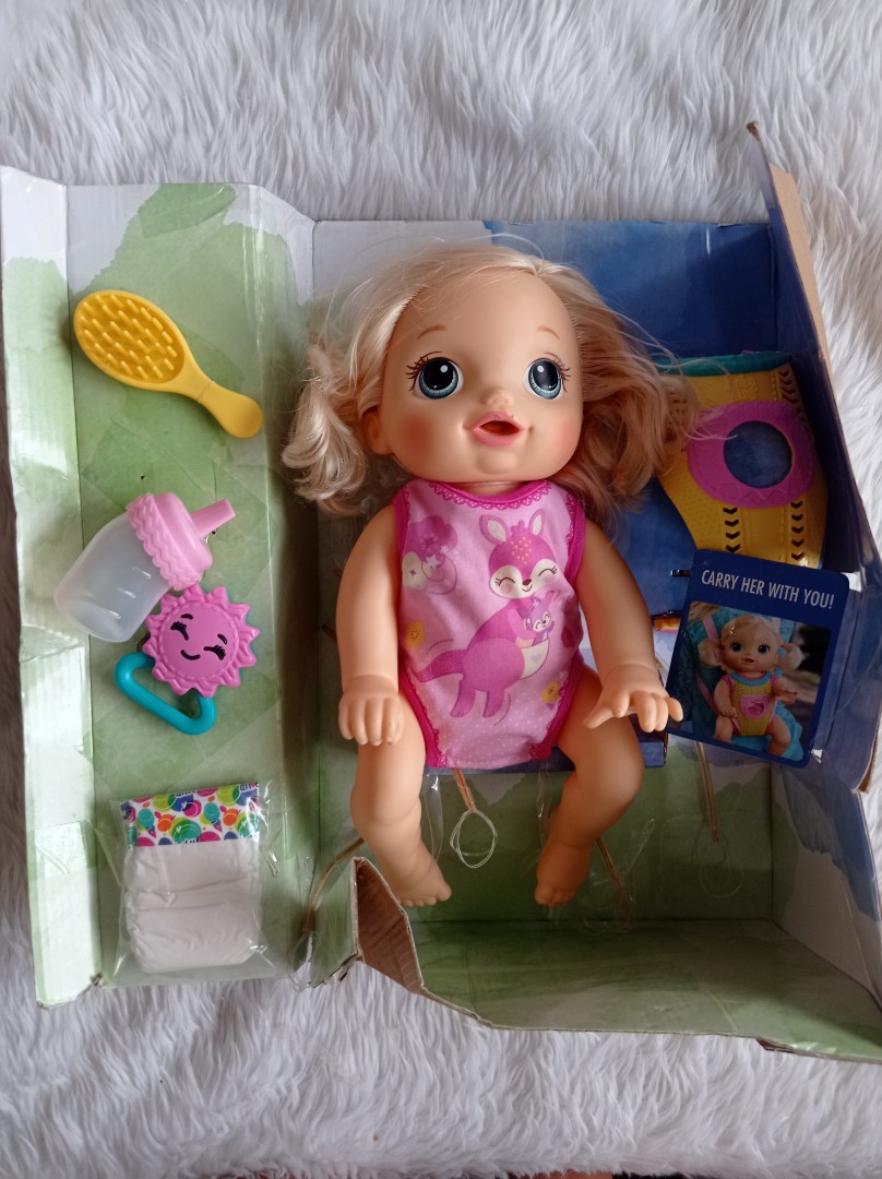 Original Baby Alive "Baby go bye bye" with sounds and crawling, Hobbies ...