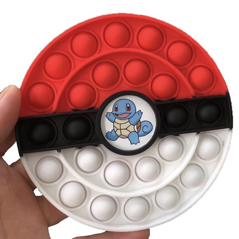 Pokemon Pop it Fidget Toys GoBang 20.5CM Rainbow Desktop Kids Pikachu ...