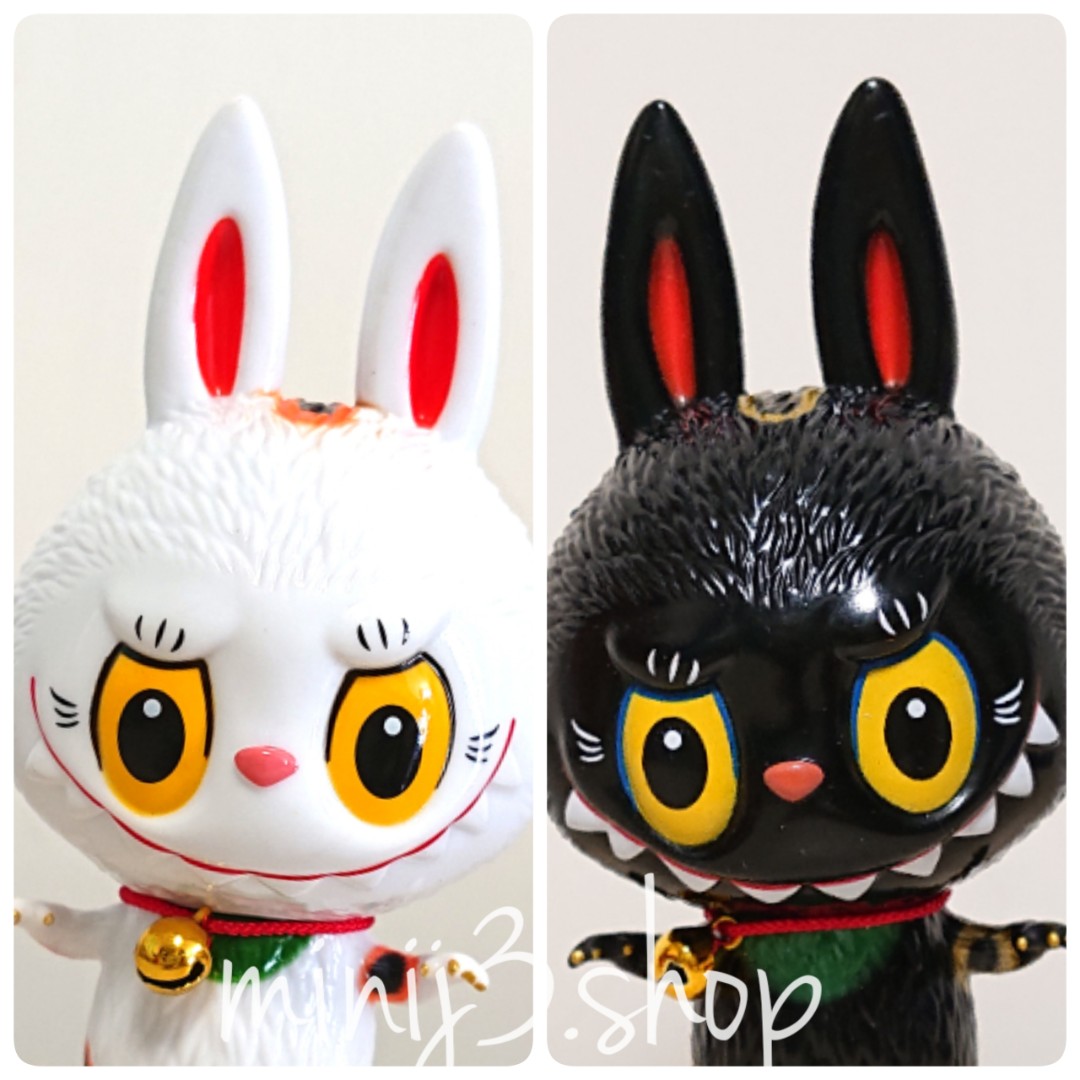(現貨) Pop Mart Labubu the little monsters 3 / 4 mini figure zimomo 黑招財 白 ...