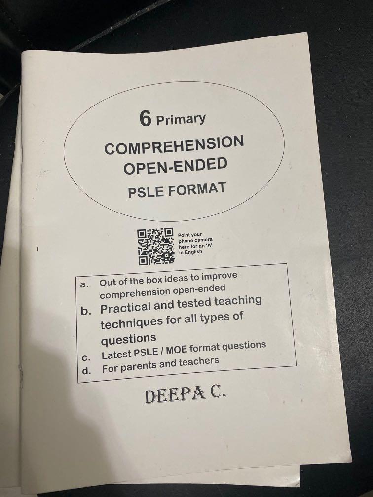 PSLE P6 Comprehension open-ended & Composition Handbook, Hobbies & Toys ...