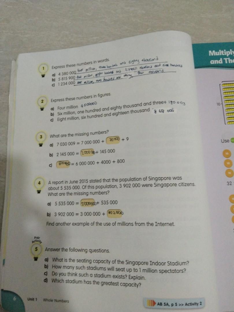 Shaping Maths Coursebook 5A and 5B, Hobbies & Toys, Books & Magazines ...