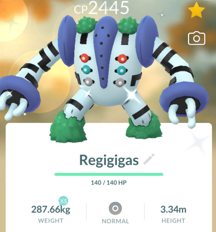 Shiny Regigigas Pokemon Go, Video Gaming, Gaming Accessories, In-Game ...