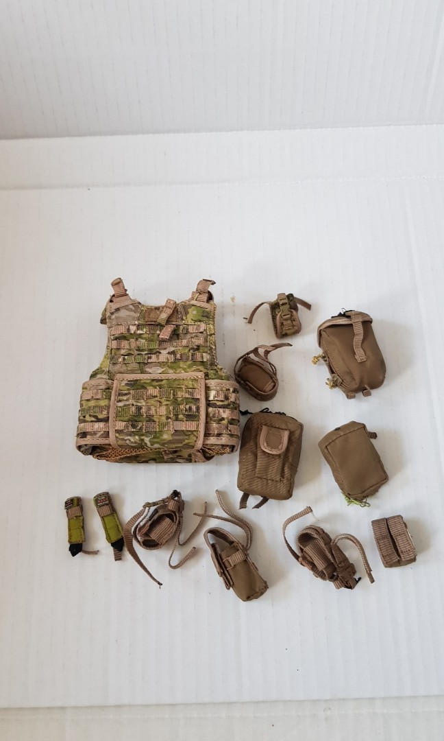 Soldier Story 1/6 scale TACP JTAC Camo Vest with pouches, Hobbies ...