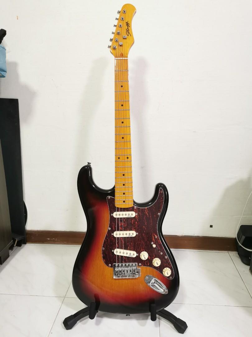 Rare Stagg S-Style S350-Sb Sunburst Electric Guitar, Hobbies & Toys ...