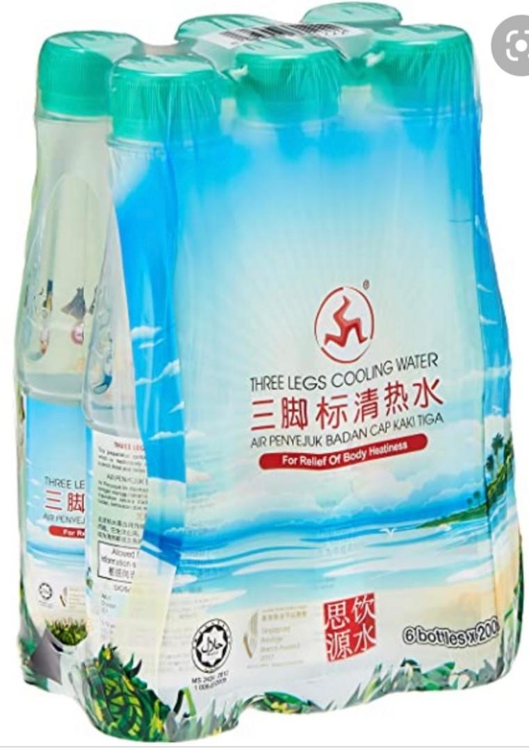THREE LEGS Cooling Water, Food & Drinks, Beverages on Carousell