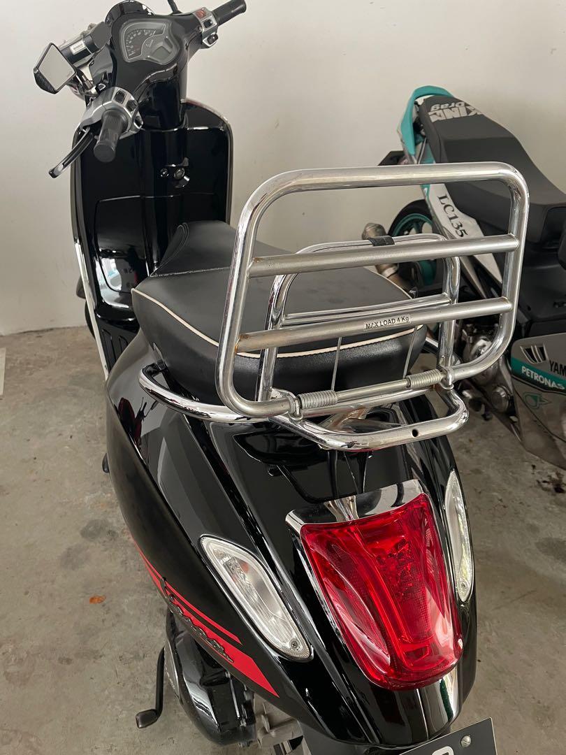 Vespa Carrier Rack, Motorcycles, Motorcycle Accessories on Carousell