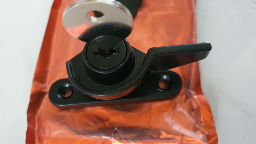 Window latch and brackets, Furniture & Home Living, Home Improvement ...