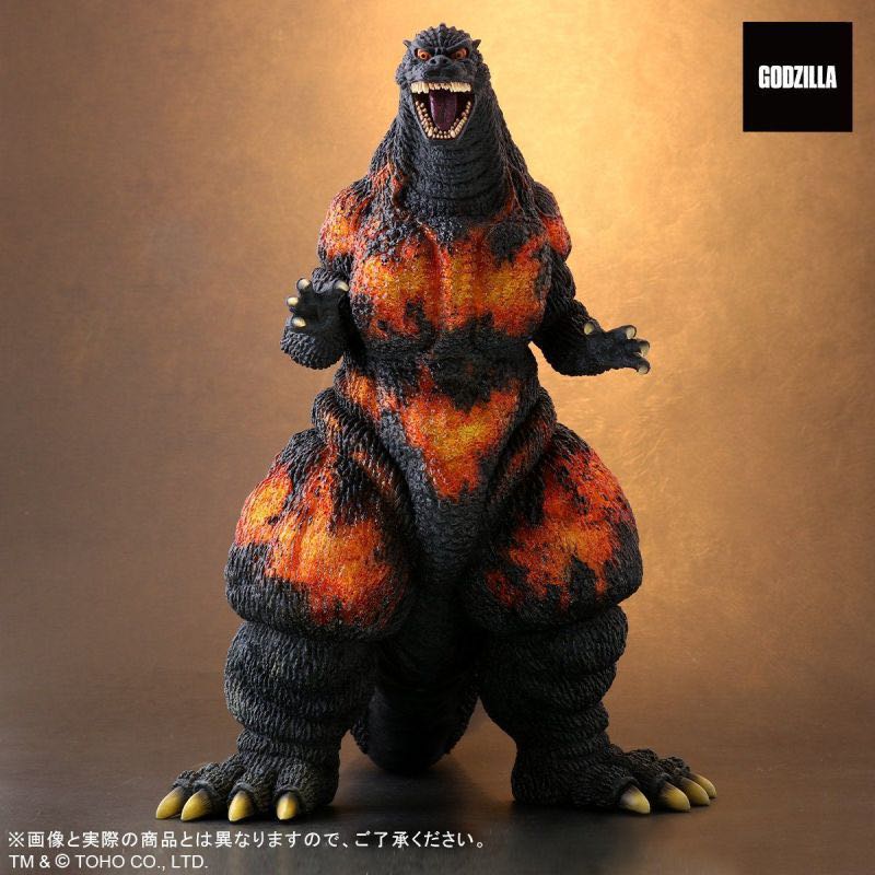 X-plus Xplus Toho 30cm Godzilla 1995 Burning clear ver. 東寶30 cm哥斯拉1995 ...