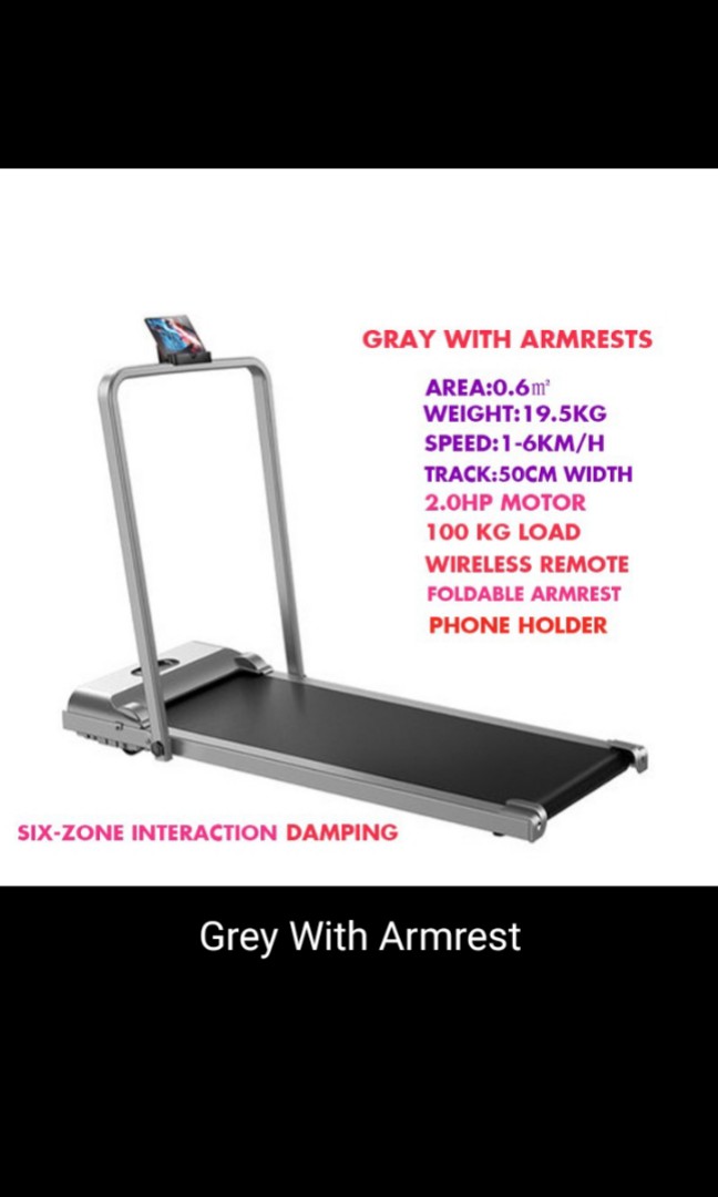 Zero treadmill foldable, Sports Equipment, Exercise & Fitness, Cardio ...