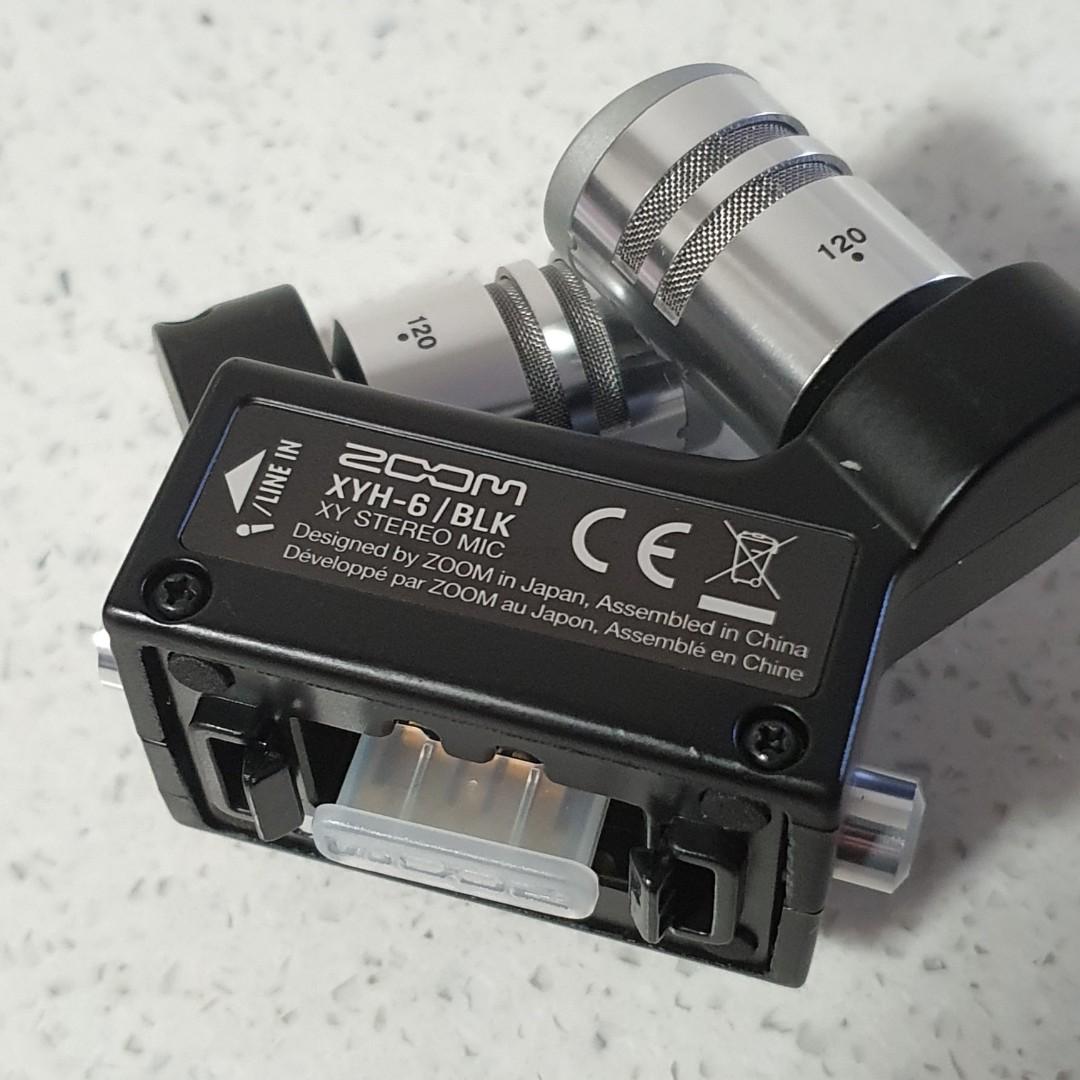 Zoom XYH-6 Black XY Stereo Mic Capsule Microphone, Photography ...