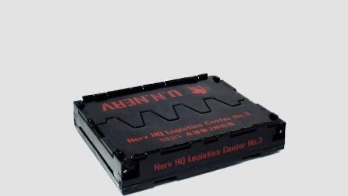 現貨 新世紀福音戰士 EVA Evangelion日用品 工具 - 黑色 Nerv 膠箱 收納箱 Box 日本製 Made in Japan ...