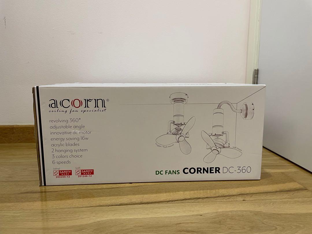ACORN DC FAN CORNER DC-360, TV & Home Appliances, Other Home Appliances ...