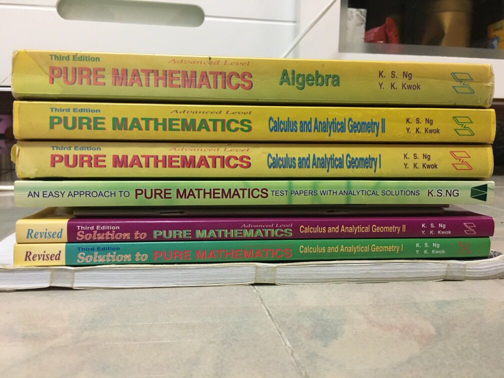 A-level pure maths textbooks 高考純數書, 興趣及遊戲, 書本 & 文具, 教科書 - Carousell