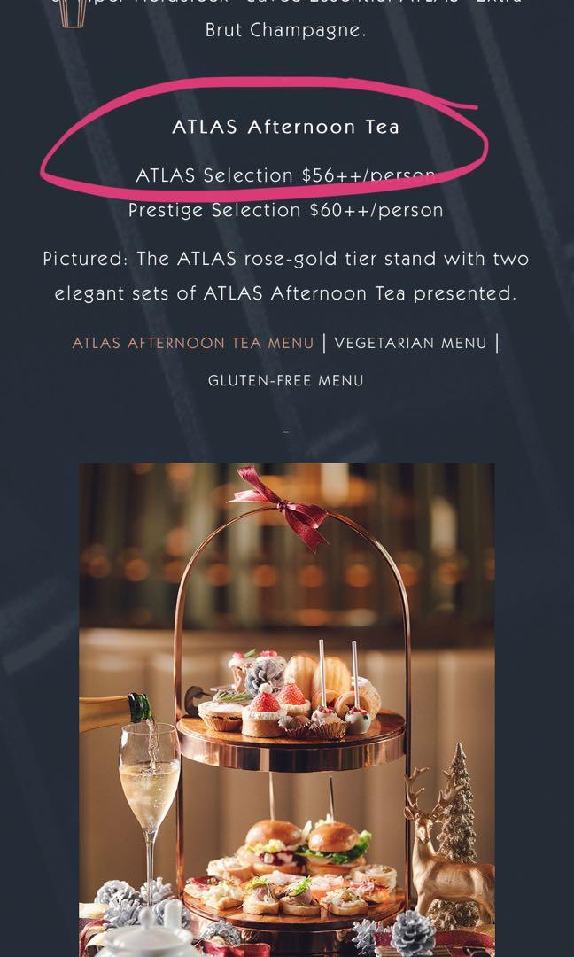 Atlas afternoon tea / high tea, Food & Drinks, Other Food & Drinks on ...