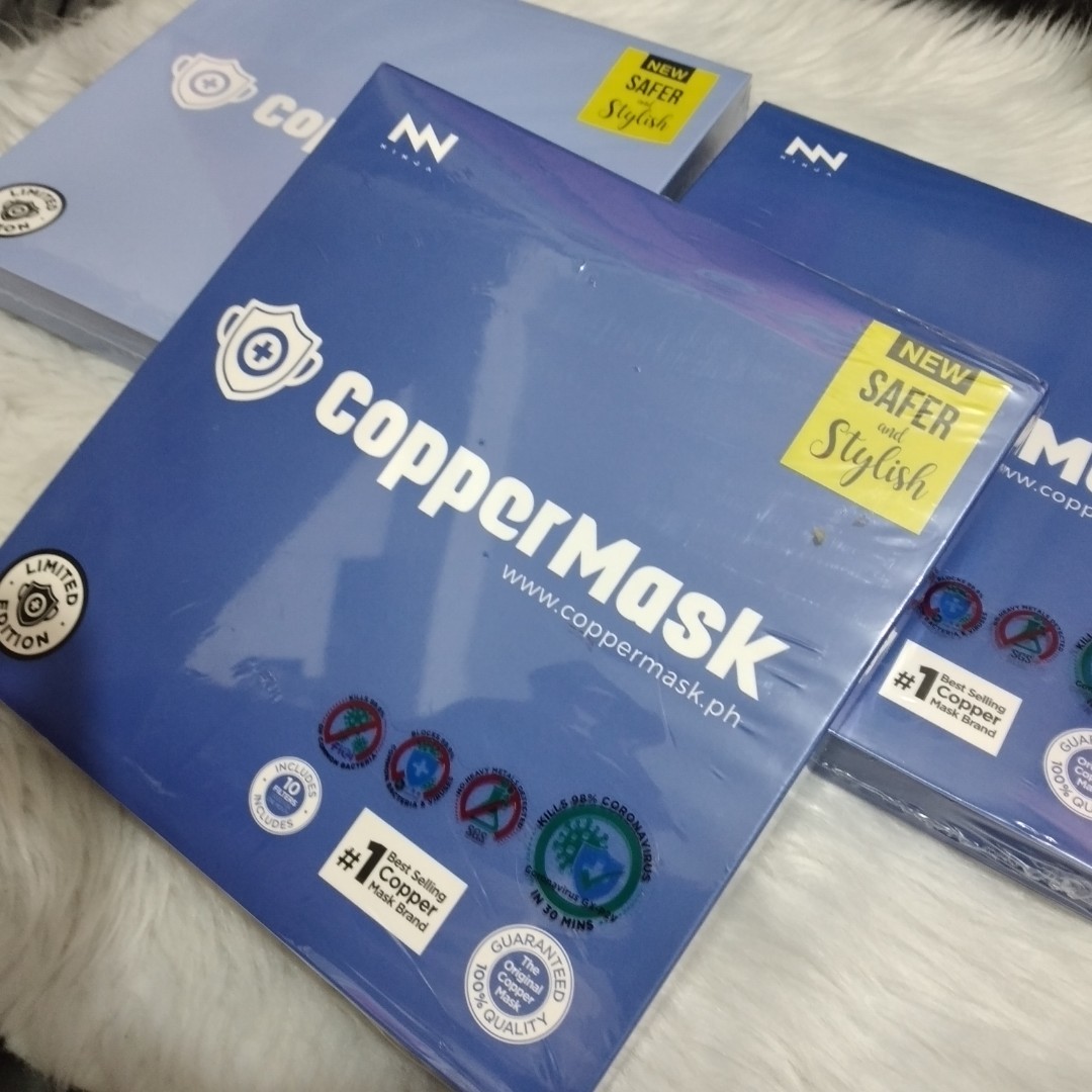 Authentic Copper Mask, Health & Nutrition, Face Masks & Face Shields on ...