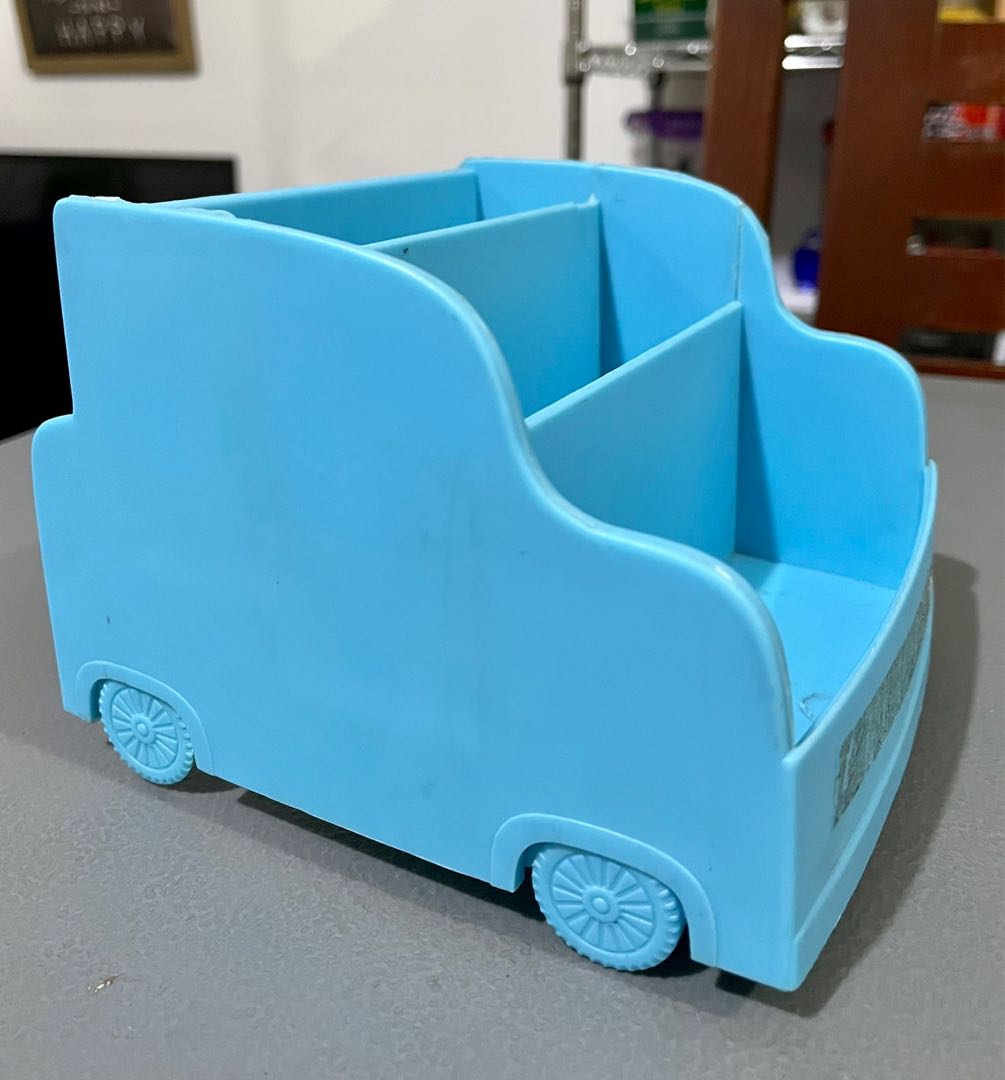 Blue Car Container, Furniture & Home Living, Home Improvement ...