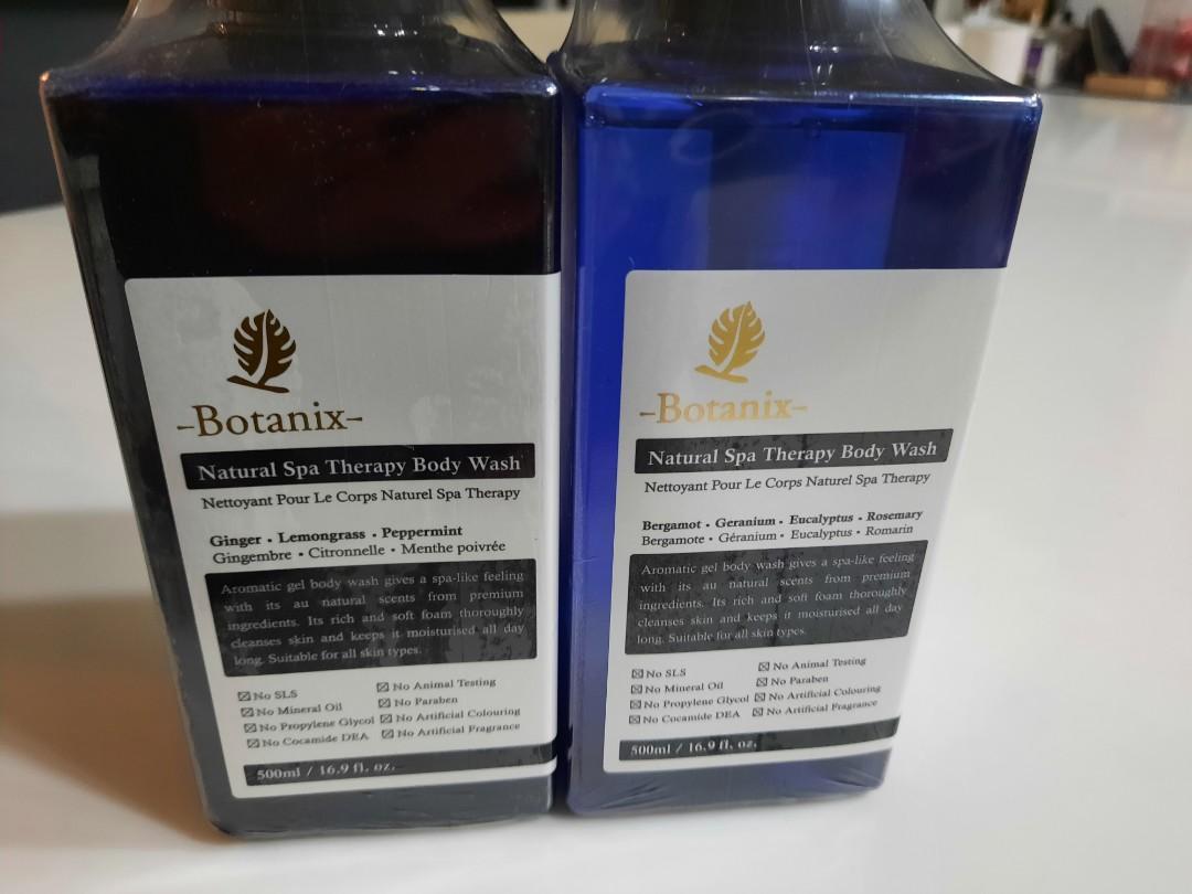 Botanix Natural SPA Therapy Body Wash 500ml Bergamot Geranium ...