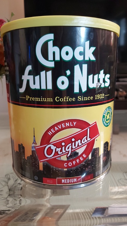 Chock Full O' Nuts Premium Ground Coffee 1.36 Kg imported from USA Tin ...