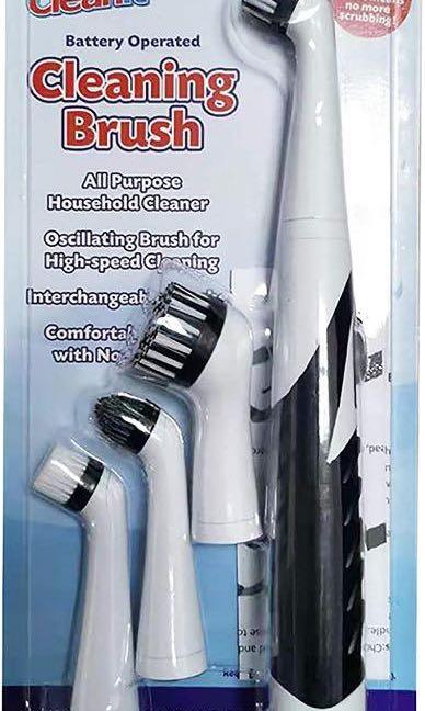 Cleanit Battery Operated Cleaning Brush, Furniture & Home Living ...