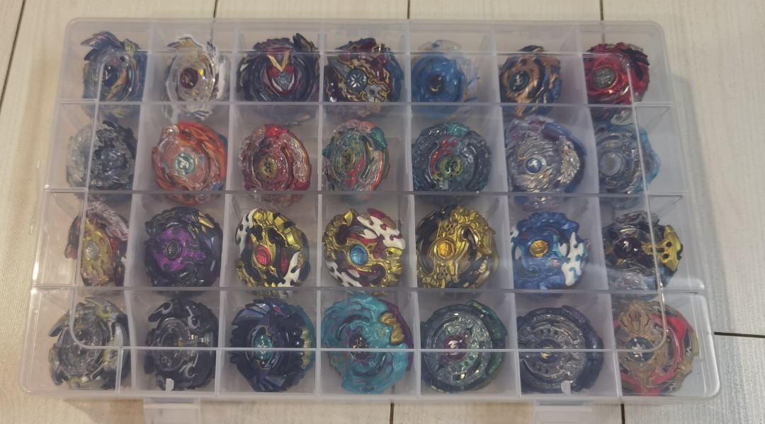 Clear Plastic Display Boxes ideal for Beyblade Storage. Removable ...
