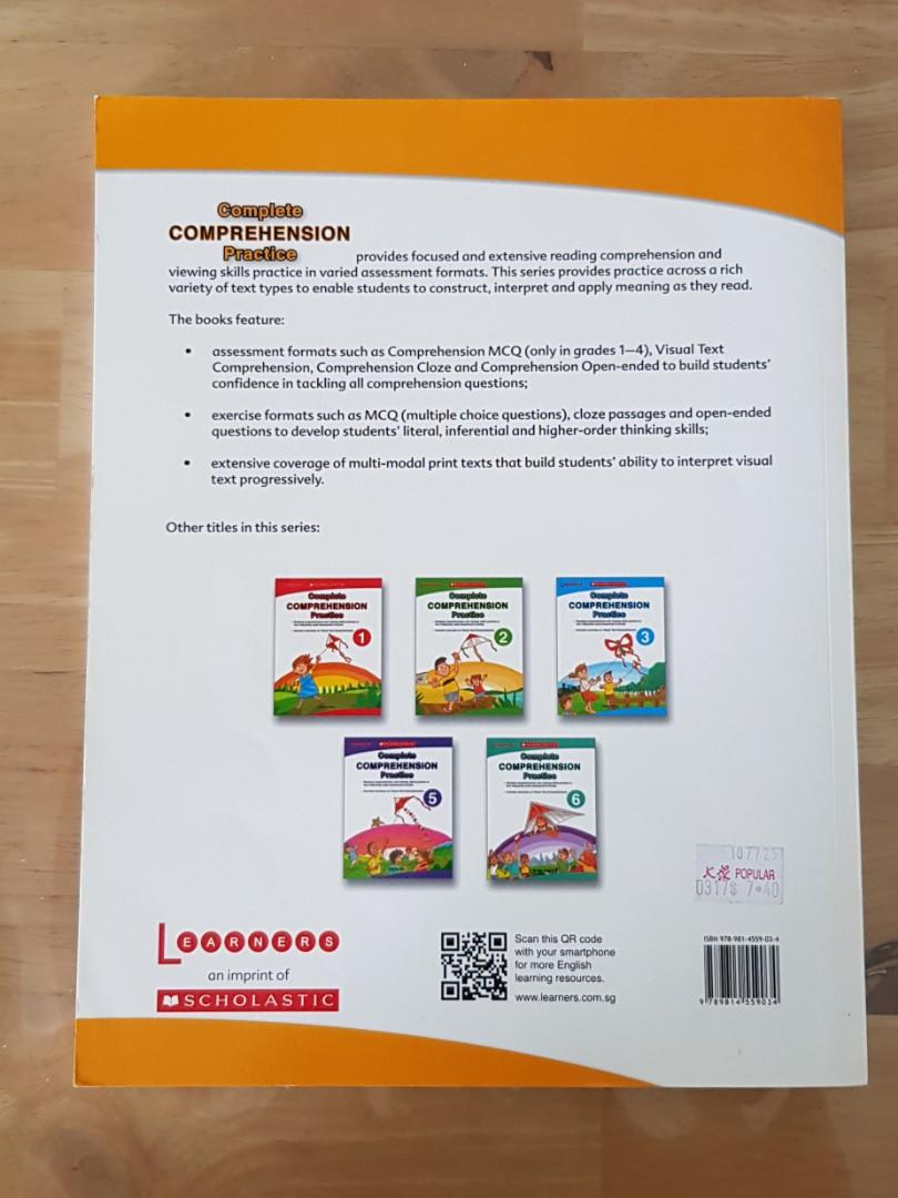 Complete Comprehension Practice for Primary 4, Hobbies & Toys, Books ...