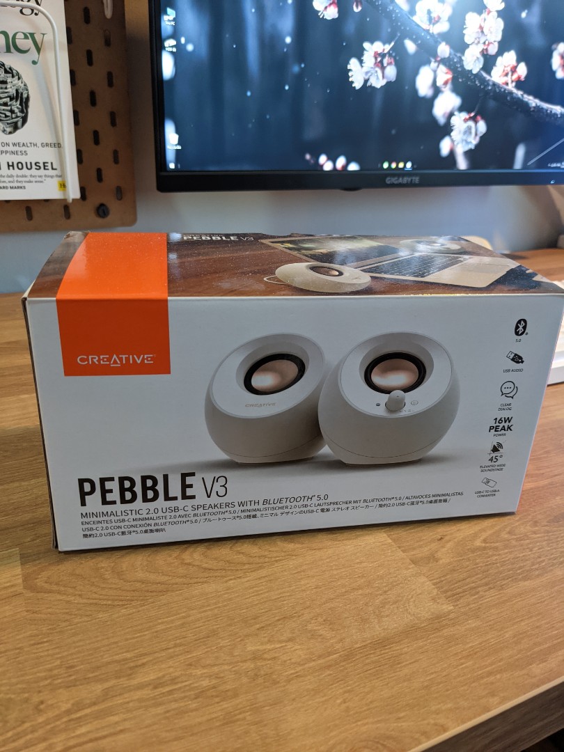 Creative Pebble v3 (White), Audio, Soundbars, Speakers & Amplifiers on ...