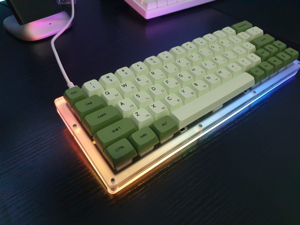 Custom Mechanical Keyboard Build | CX60 (non-hotswap) | Stacked Acrylic ...