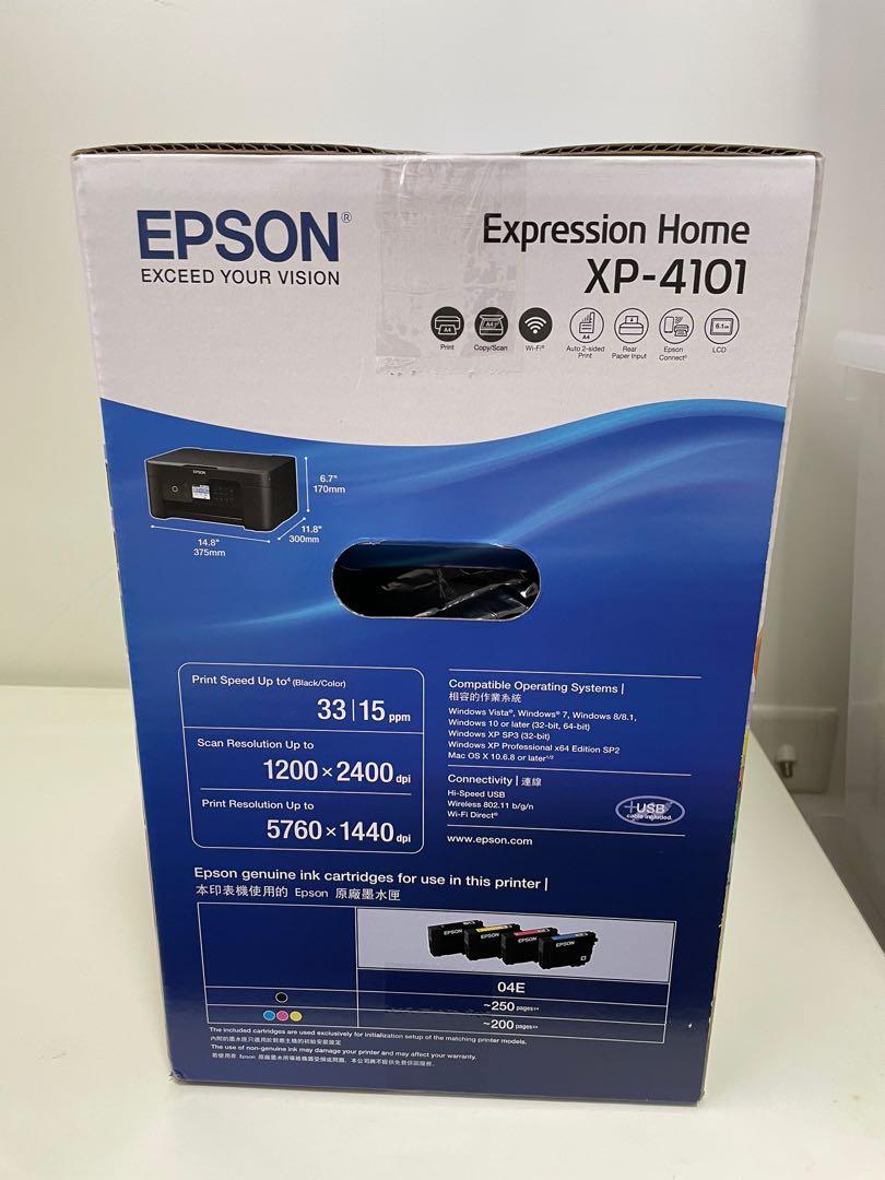 Epson XP-4101, Computers & Tech, Printers, Scanners & Copiers on Carousell