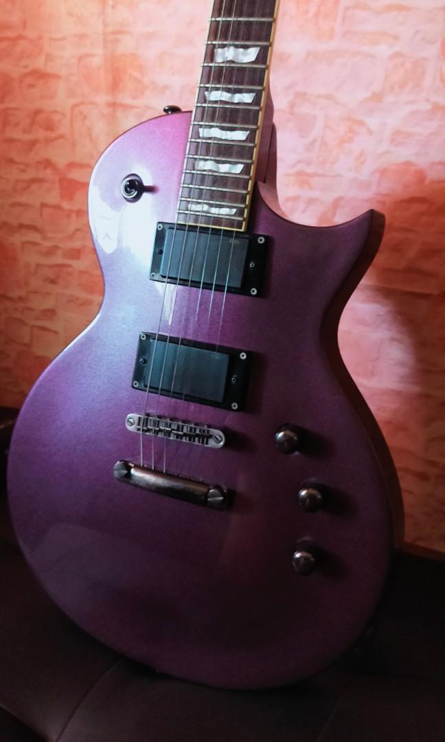 ESP LTD EC-330 Bolt Neck Eclipse Electric Guitar - Purple, Hobbies ...