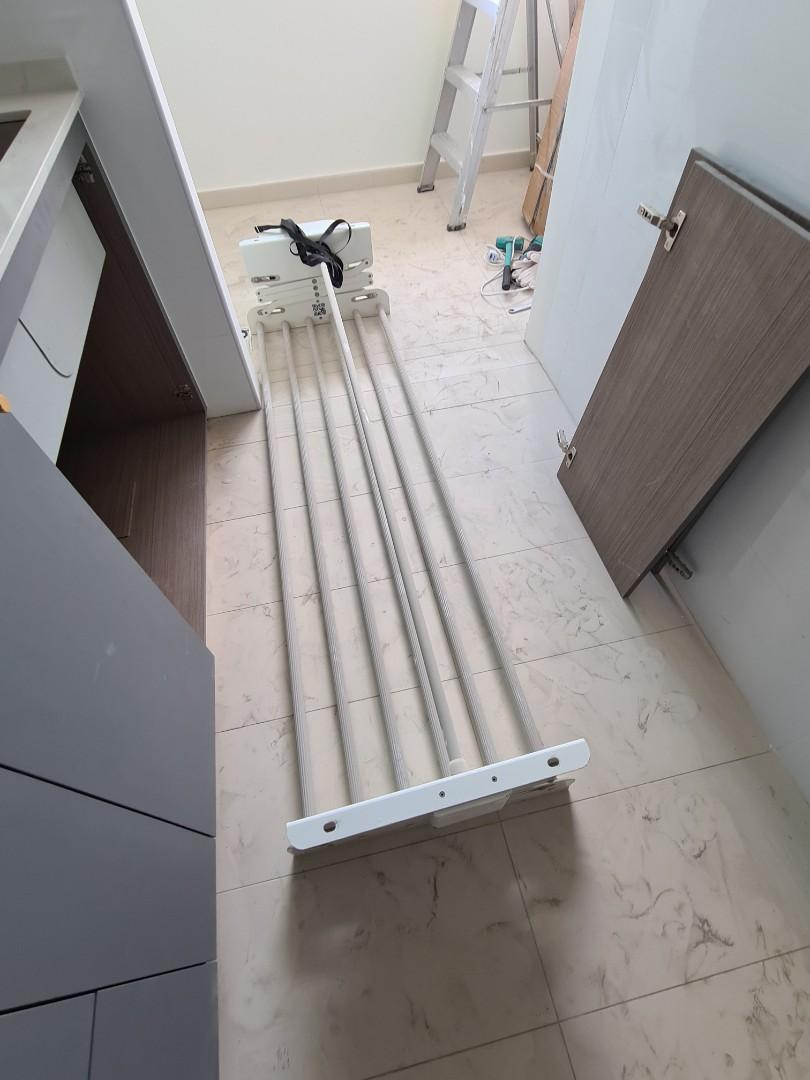 HDB BTO Laundry rack, Furniture & Home Living, Bathroom & Kitchen ...
