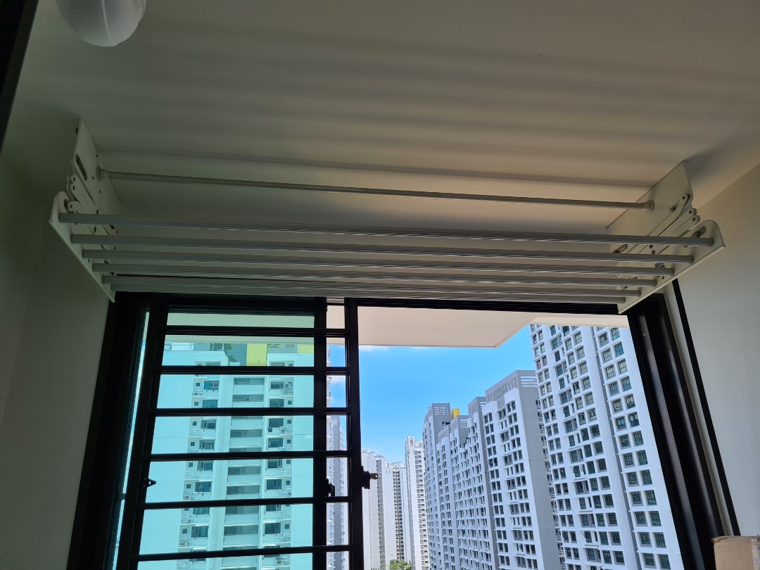 HDB BTO Laundry rack, Furniture & Home Living, Bathroom & Kitchen ...