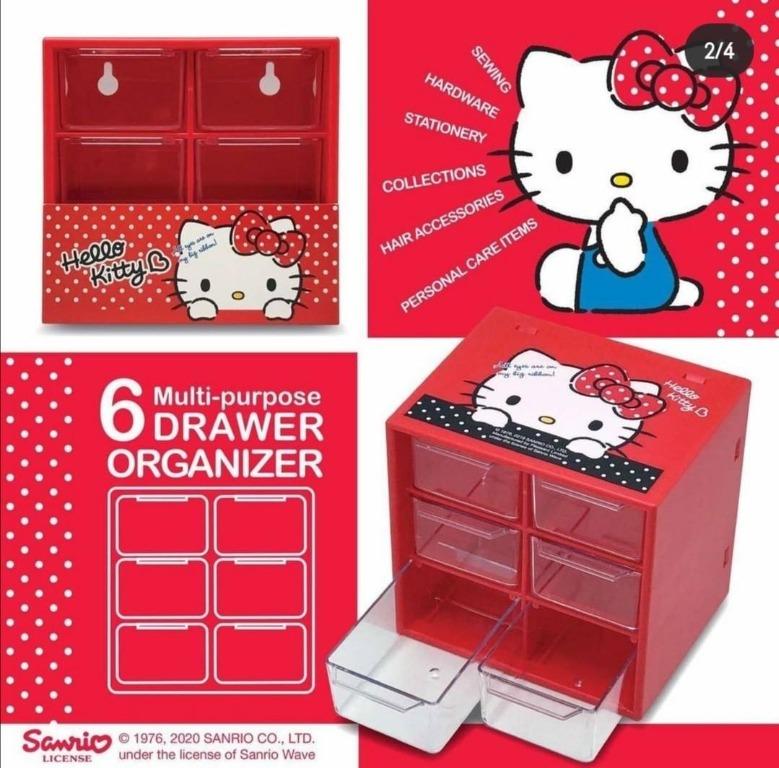 HELLO KITTY MULTI-PURPOSE DRAWER ORGANIZER - SANRIO HELLO KITTY ...