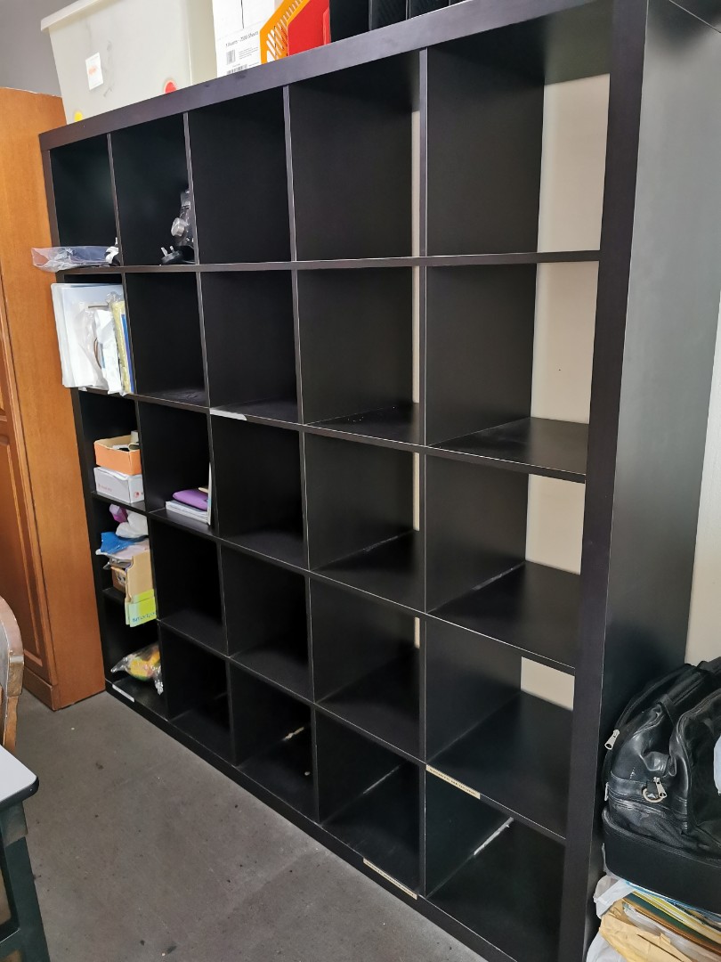 IKEA Expedit 5 x 5 Bookshelf, Furniture & Home Living, Furniture ...