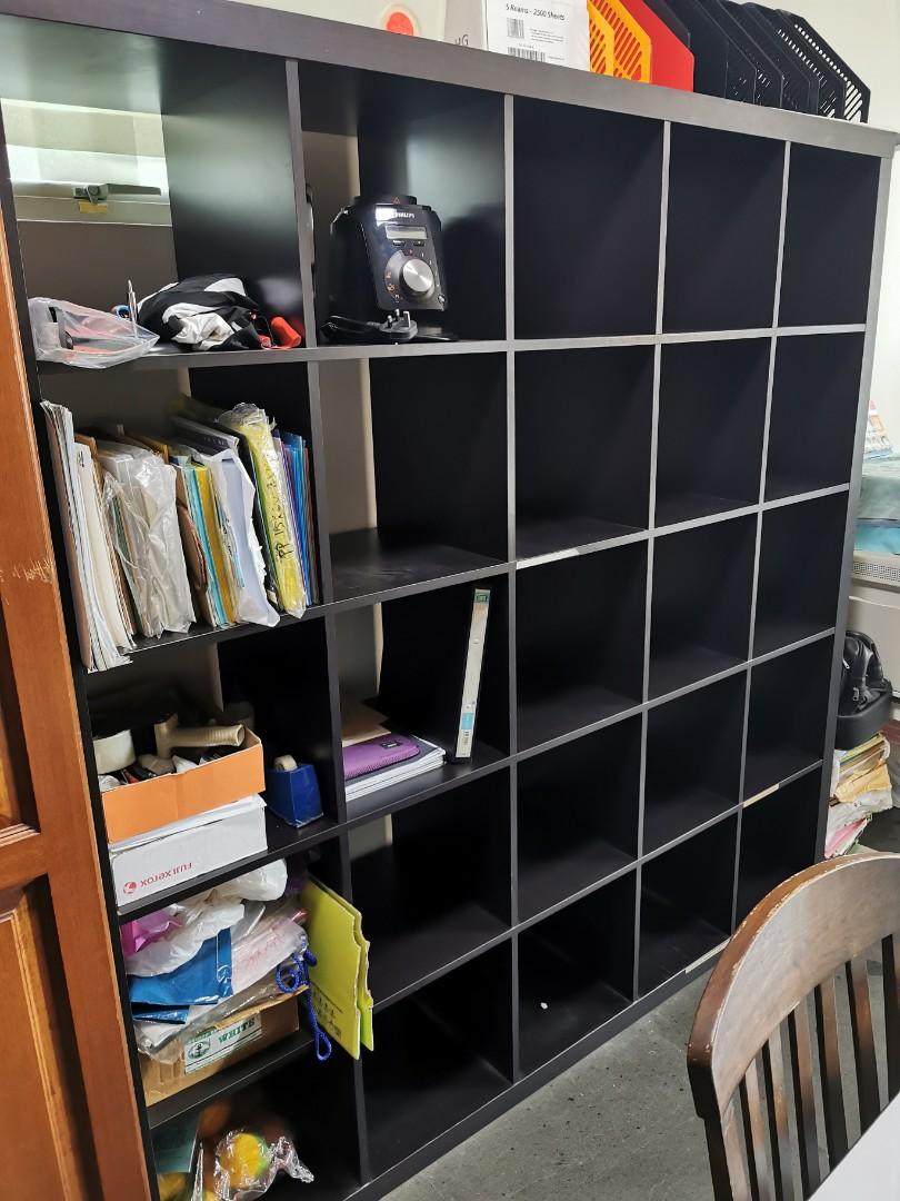 IKEA Expedit 5 x 5 Bookshelf, Furniture & Home Living, Furniture ...