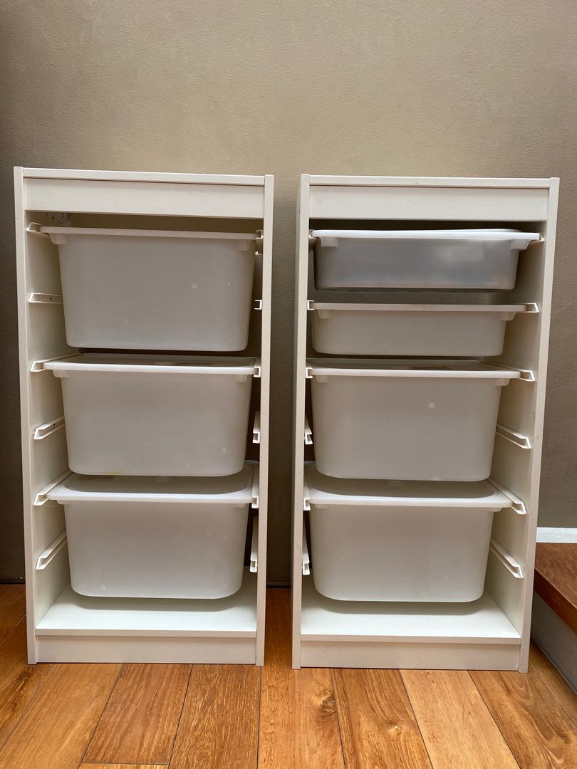 IKEA Trofast 3 tier Storage boxes (2sets), Furniture & Home Living ...