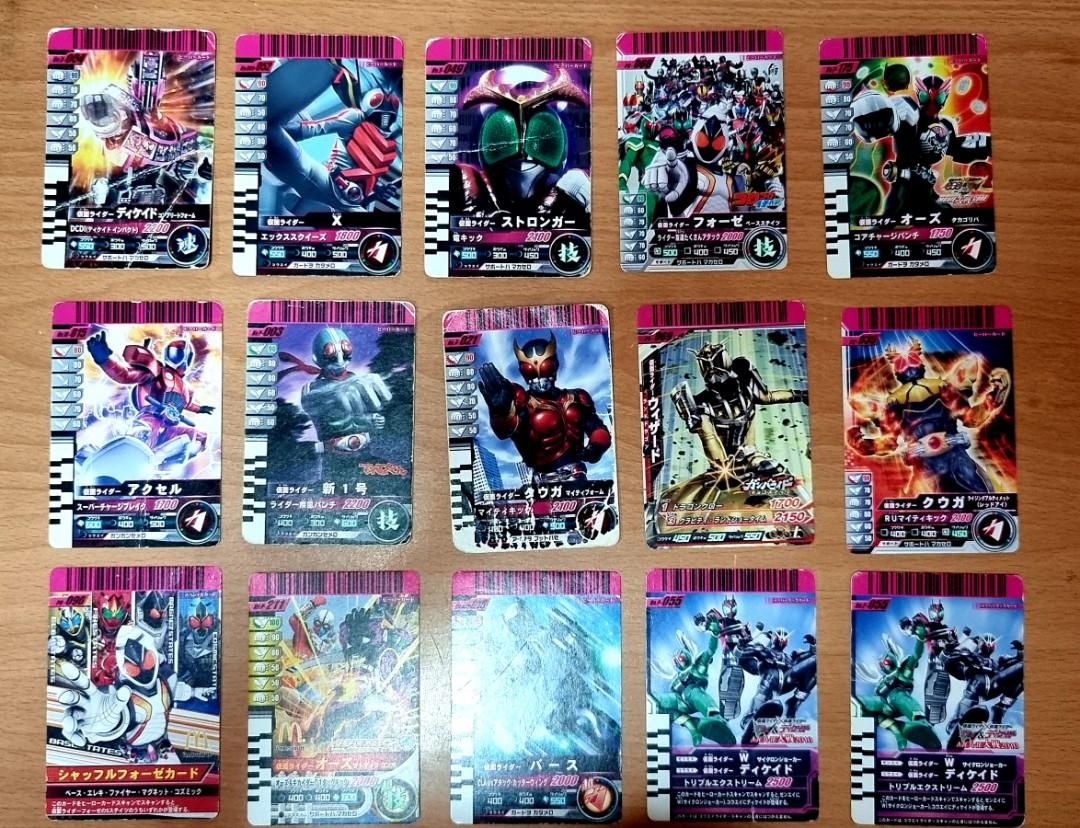 Kamen Rider Cards, Hobbies & Toys, Memorabilia & Collectibles, Vintage ...