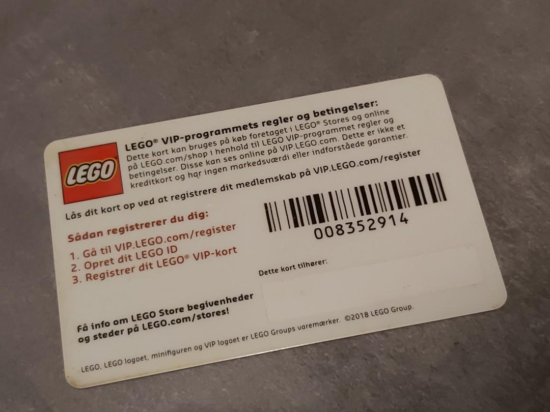 Lego VIP card, 門票＆禮券, 機票及海外景點 - Carousell