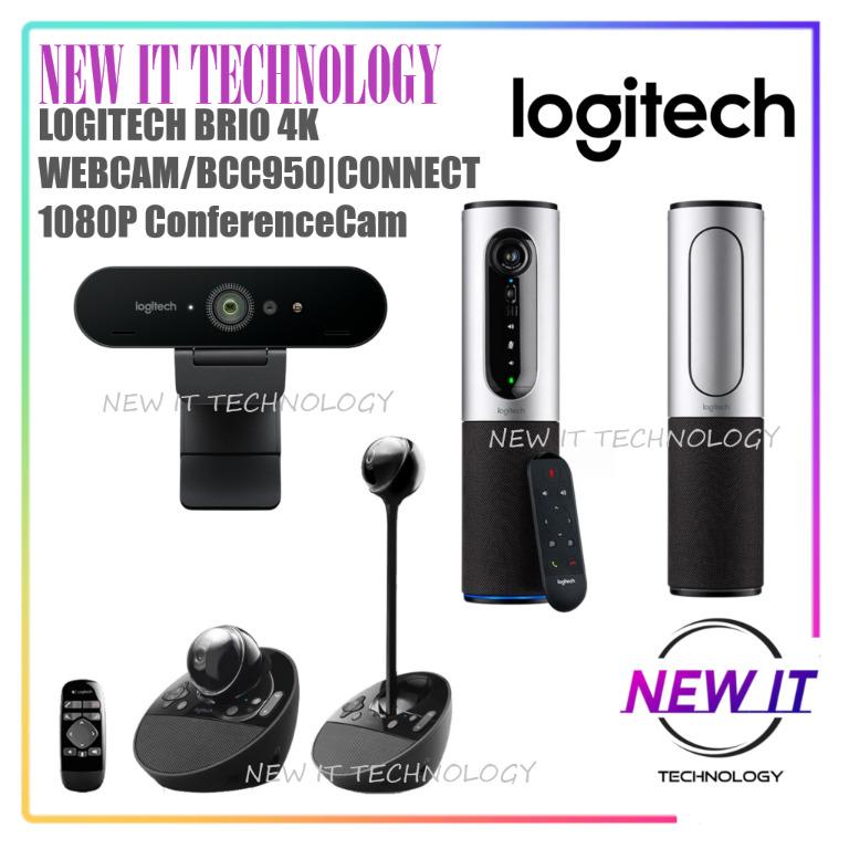 LOGITECH C1000E BRIO 4K ULTRA HD WEBCAM / Logitech BCC950|CC2000E ...