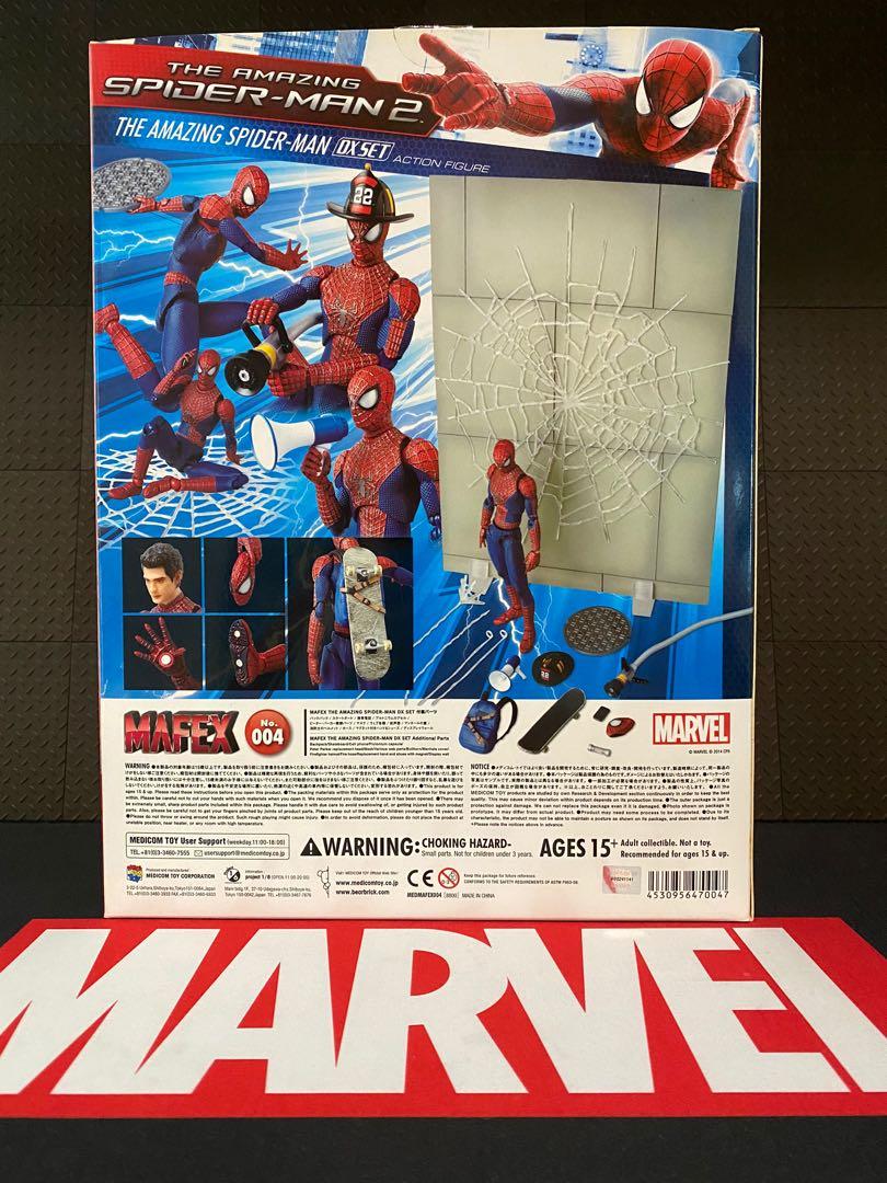 mafex 004 amazing spiderman 2 DX set, Hobbies & Toys, Toys & Games on ...