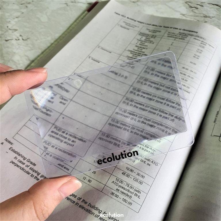 Magnifying Card, Hobbies & Toys, Stationary & Craft, Stationery ...